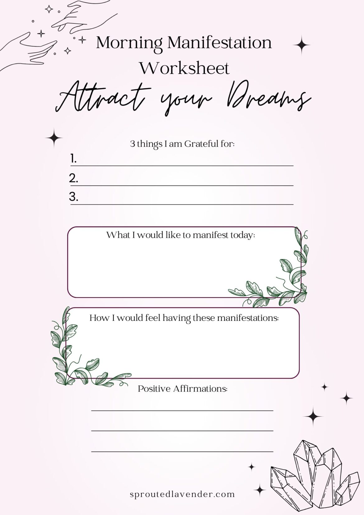 5-Step Beginner Manifestation Morning Routine (+printable) - Sprouted ...