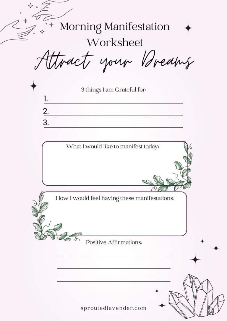 5-Step Beginner Manifestation Morning Routine (+printable) - Sprouted ...